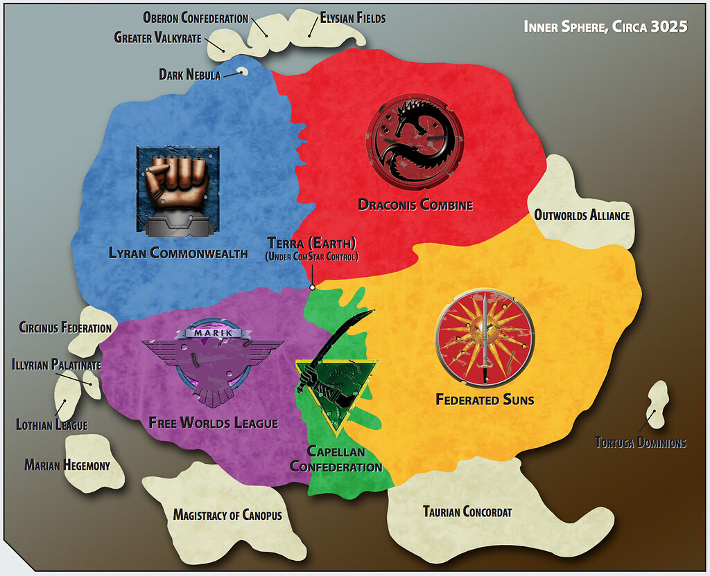 Balanced Origins for Battletech Full Inner Sphere Map - Battletech ...