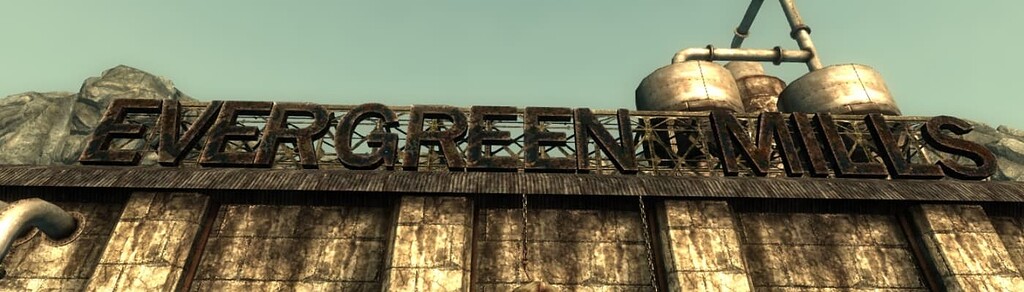 Evergreen Mills Sign Fix - Fallout 3 - Mods-In-Exile